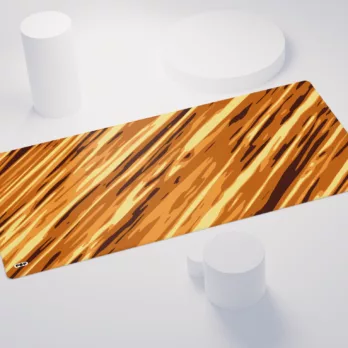 Fast AF - Orange Desk Mat - Pop Desk Mats