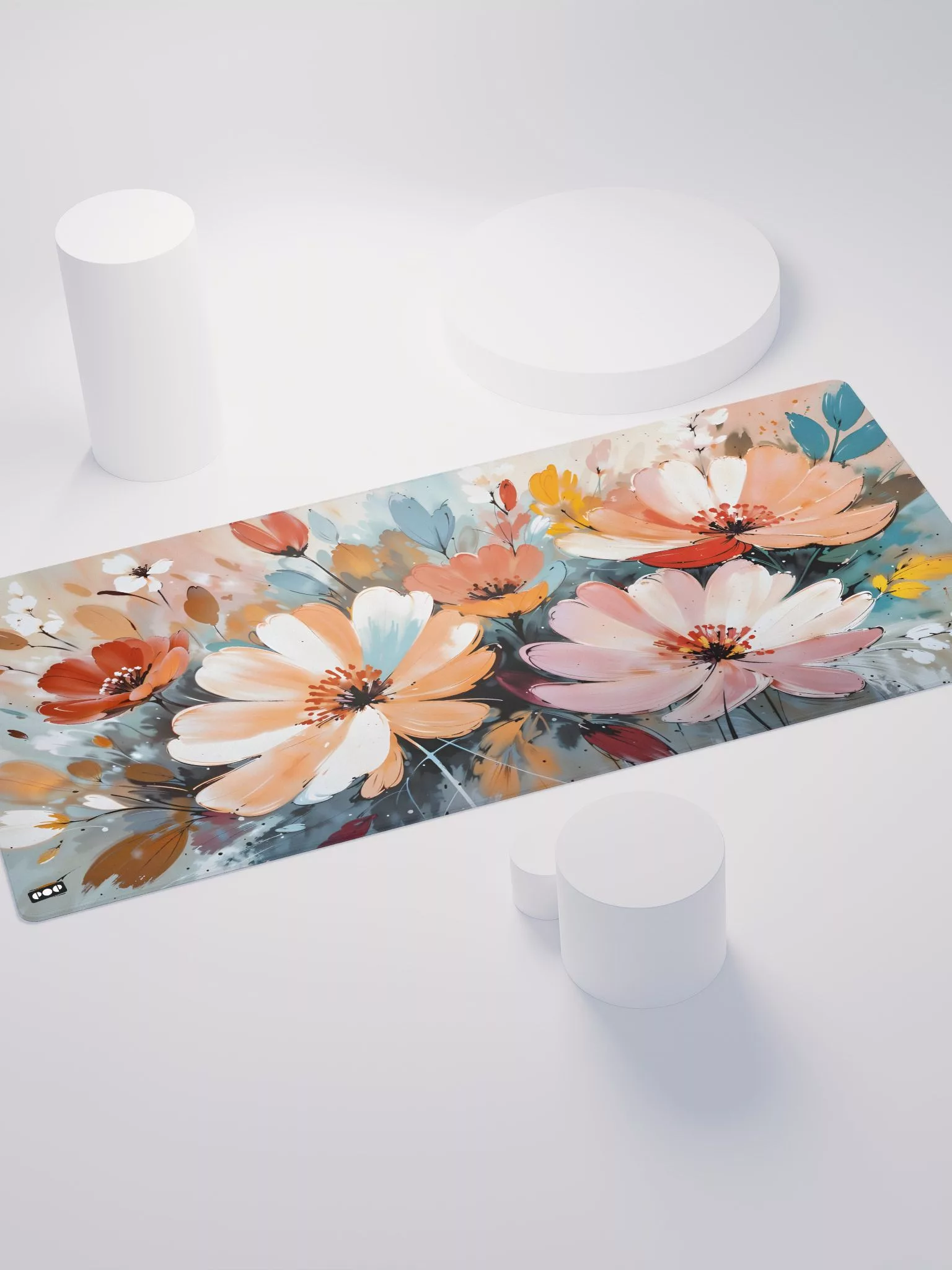 Floral Bloom Desk Mat - Pop Desk Mats