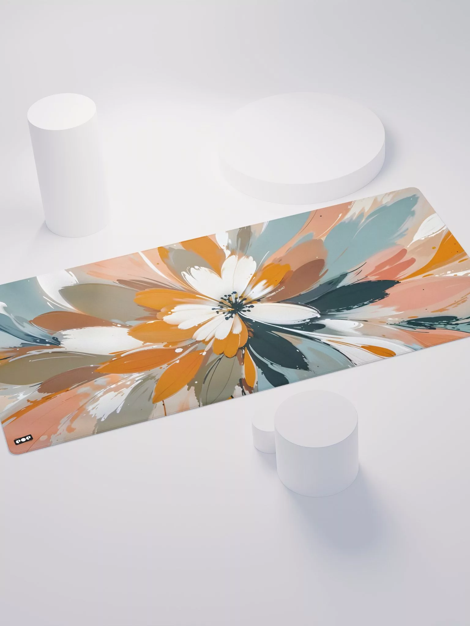 Floral Burst Desk Mat - Pop Desk Mats