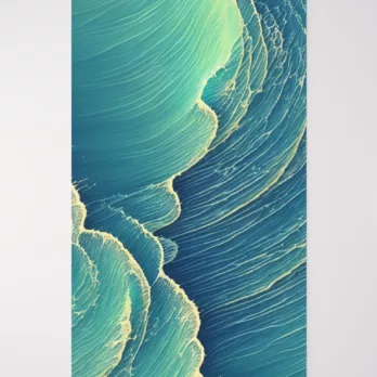 Under The Wave Desk Mat - Pop Desk Mats