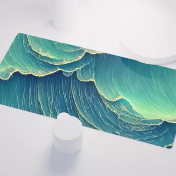 Under The Wave Desk Mat - Pop Desk Mats