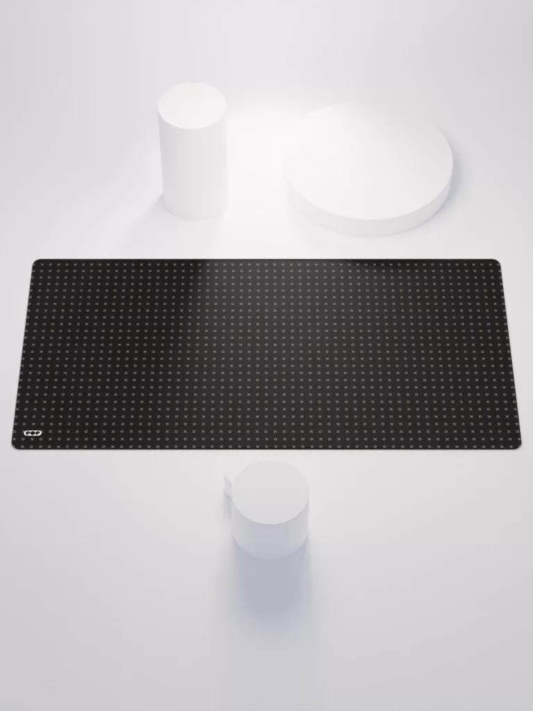 XOXO - Black Desk Mat - Pop Desk Mats