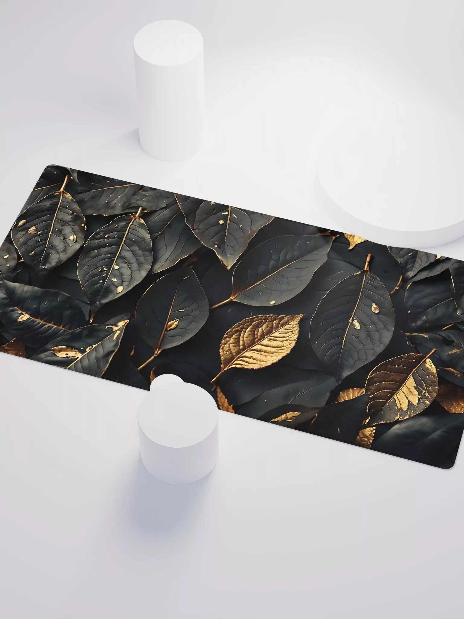 Gold Leaves Desk Mat - Pop Desk Mats