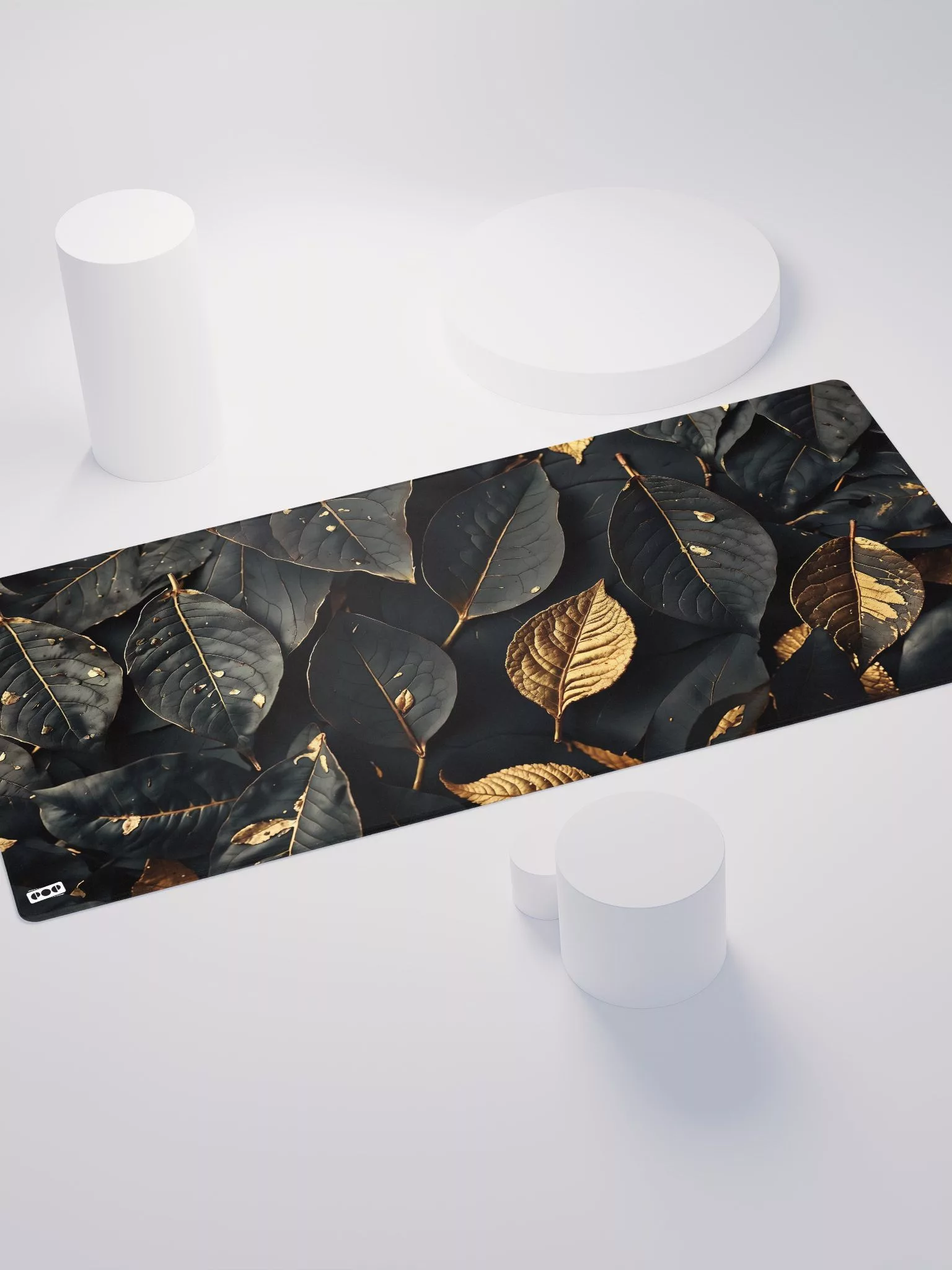 Gold Leaves Desk Mat - Pop Desk Mats